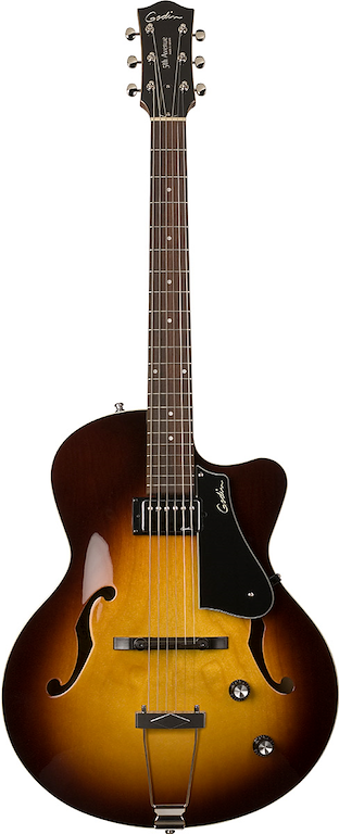 Godin 5th Avenue Composer GT Sunburst električna gitara + kofer