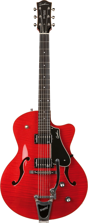 Godin 5th Avenue Uptown GT Trans Red