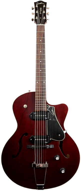 Godin 5th Avenue CW Kingpin II Burgundy