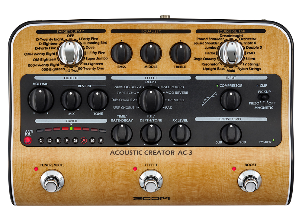 ZOOM AC-3 Acoustic creator dibox