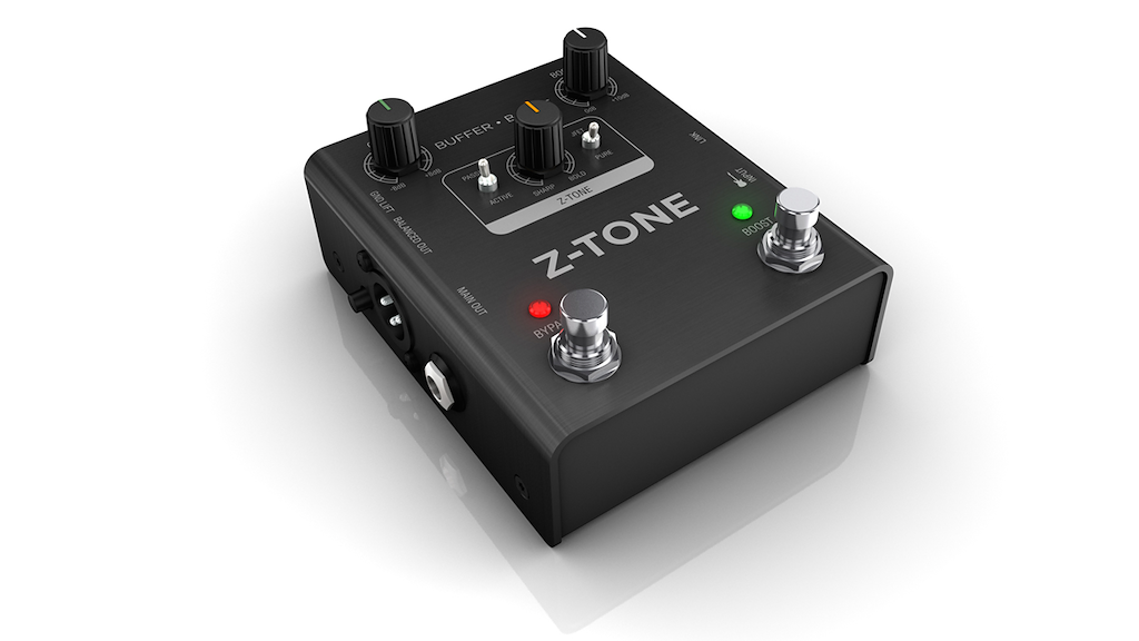 IK Multimedia Z-Tone Buffer Boost | Preamp/DI Pedal With Advanced Tone Shaping