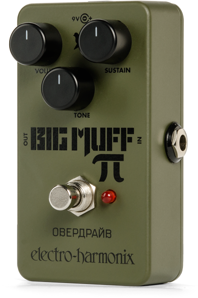 Electro-Harmonix Green Russian Big Muff distortion/sustainer pedala