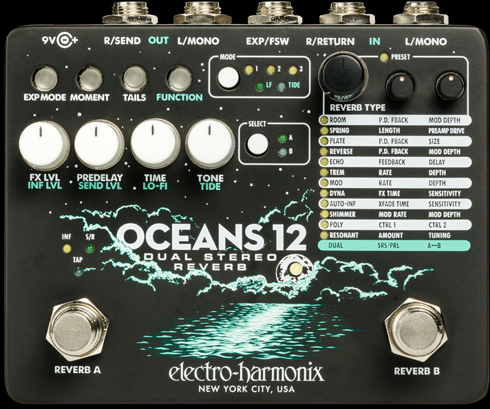 Electro-Harmonix Oceans 12 gitarska pedala