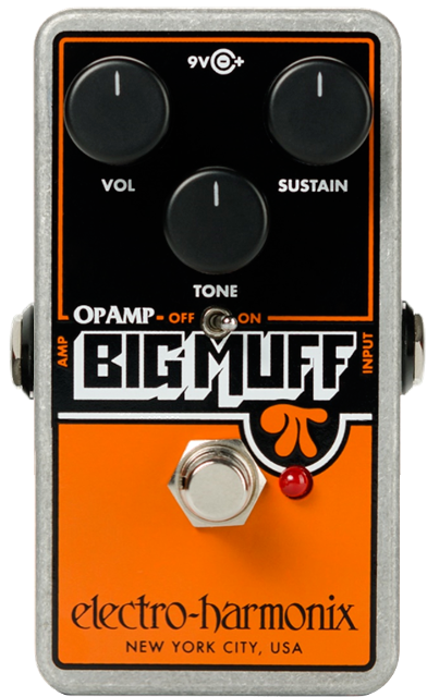 Electro-Harmonix Op-Amp Big Muff Pi distortion/sustainer pedala