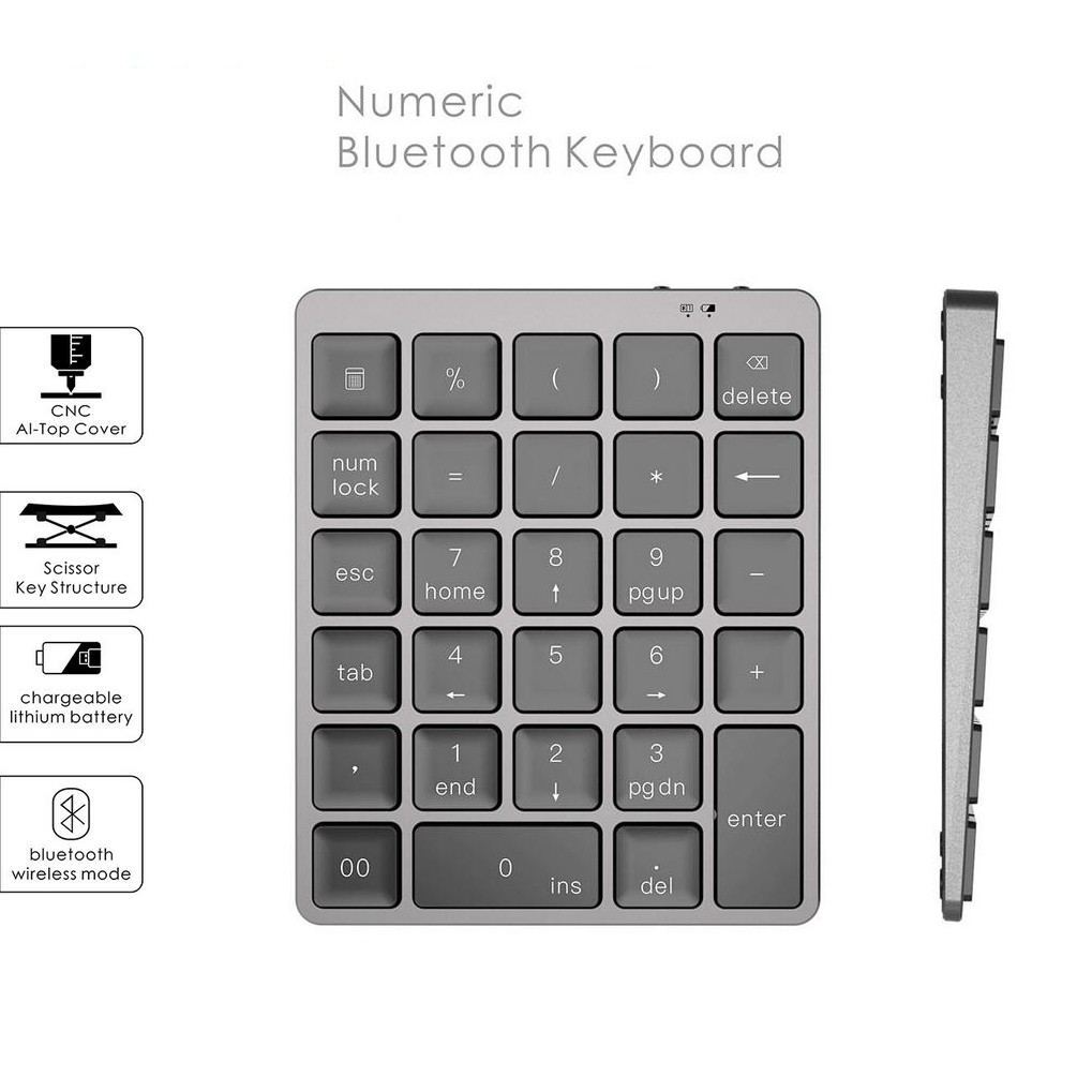 Prenosna bežična Bluetooth numerička tastatura!