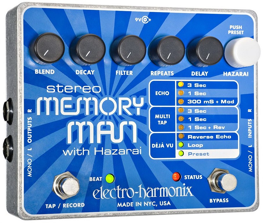 Electro-Harmonix Stereo Memory Man with Hazarai