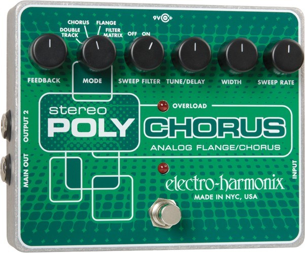 Electro-Harmonix Stereo Polychorus
Tehnička specifikacija
Dodatne informacije