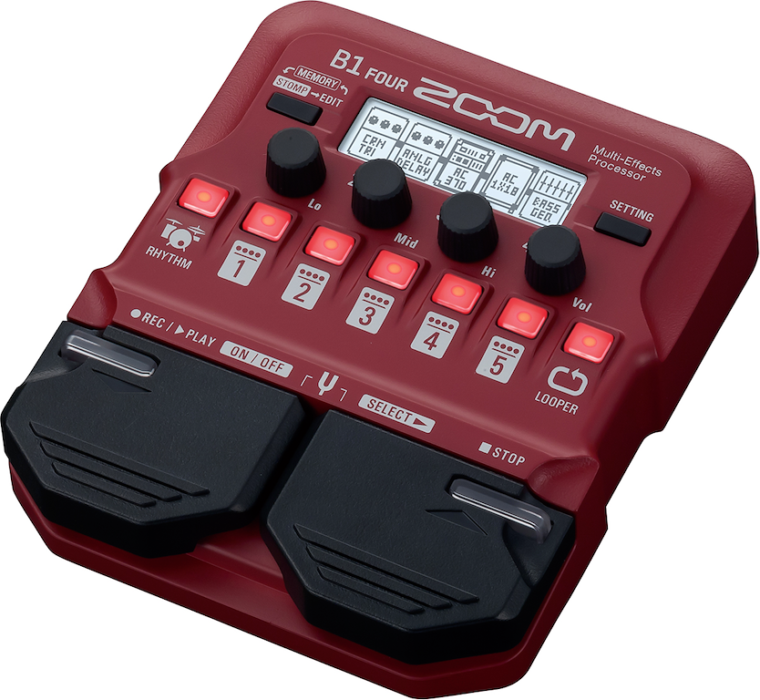 Zoom B1 Four Bass Multi-Effect Processor