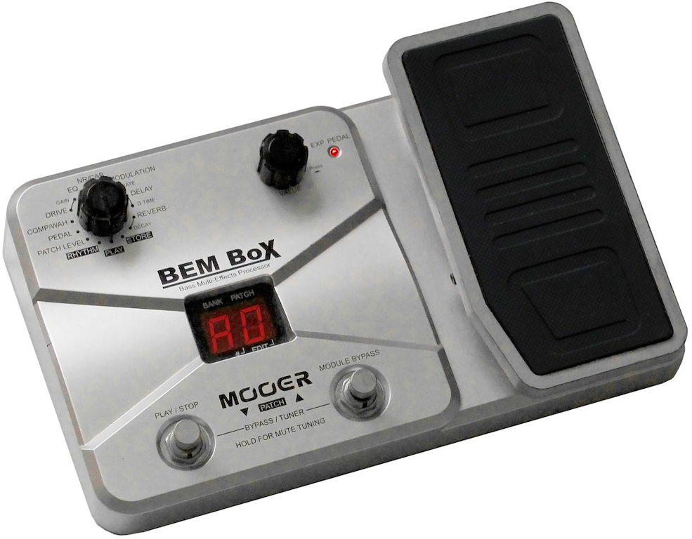 Mooer BE50 Bem Box | Bass Guitar Multi-Effects Processor With Expression Pedal