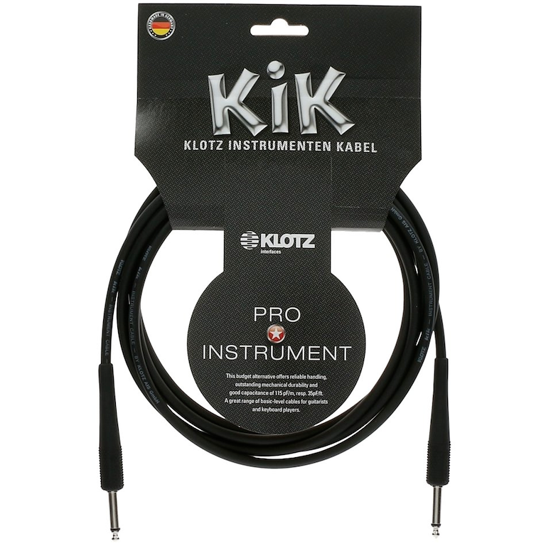 Klotz KIK4.5PPSW - instrumentalni kabl