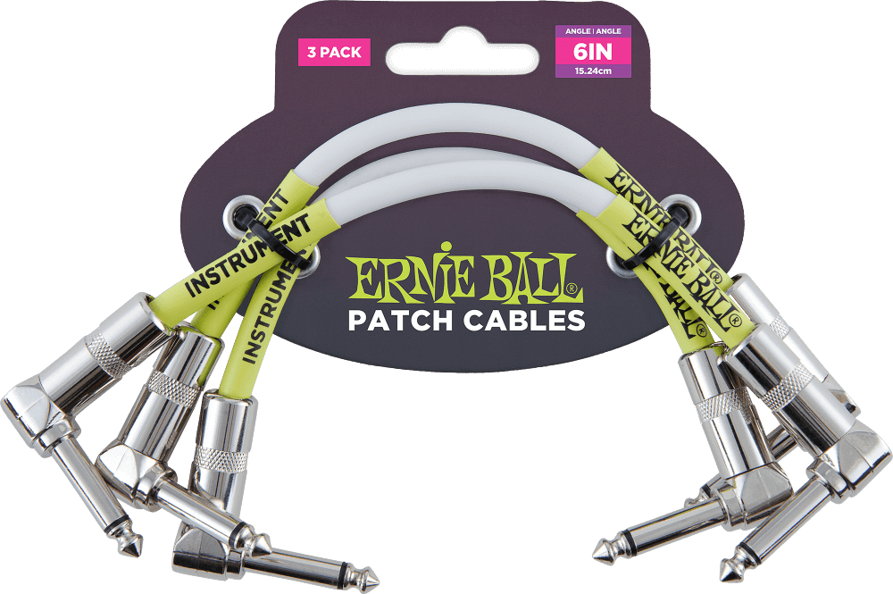 Ernie Ball 6052 15cm Wh - Set Kablova Za Pedale