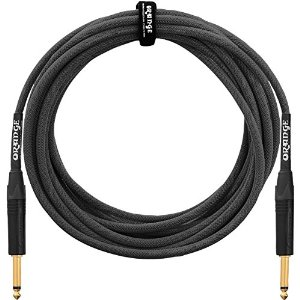 Orange Professional Instrumental Cable, 9m, Black