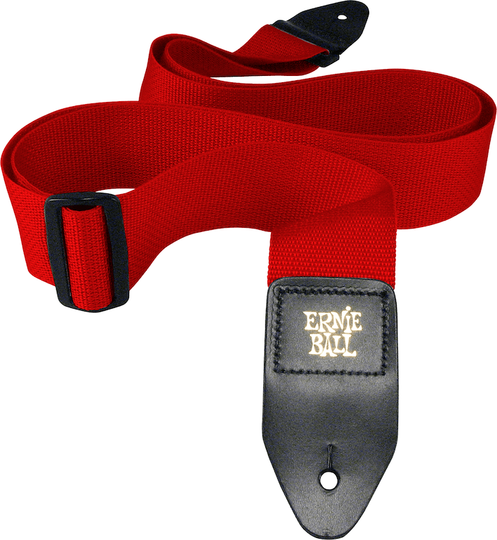 Ernie Ball 4040 Red Polypro Guitar Strap crveni kaiš za gitaru