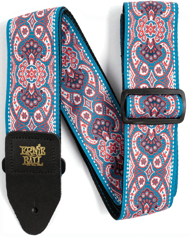 Ernie Ball 4066 Strap Pink Paisley Jacquard