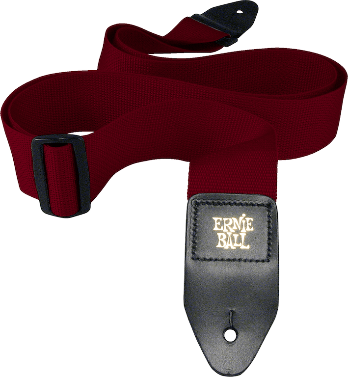 Ernie Ball 4047 Burgundy Polypro Guitar Strap kaiš za gitaru