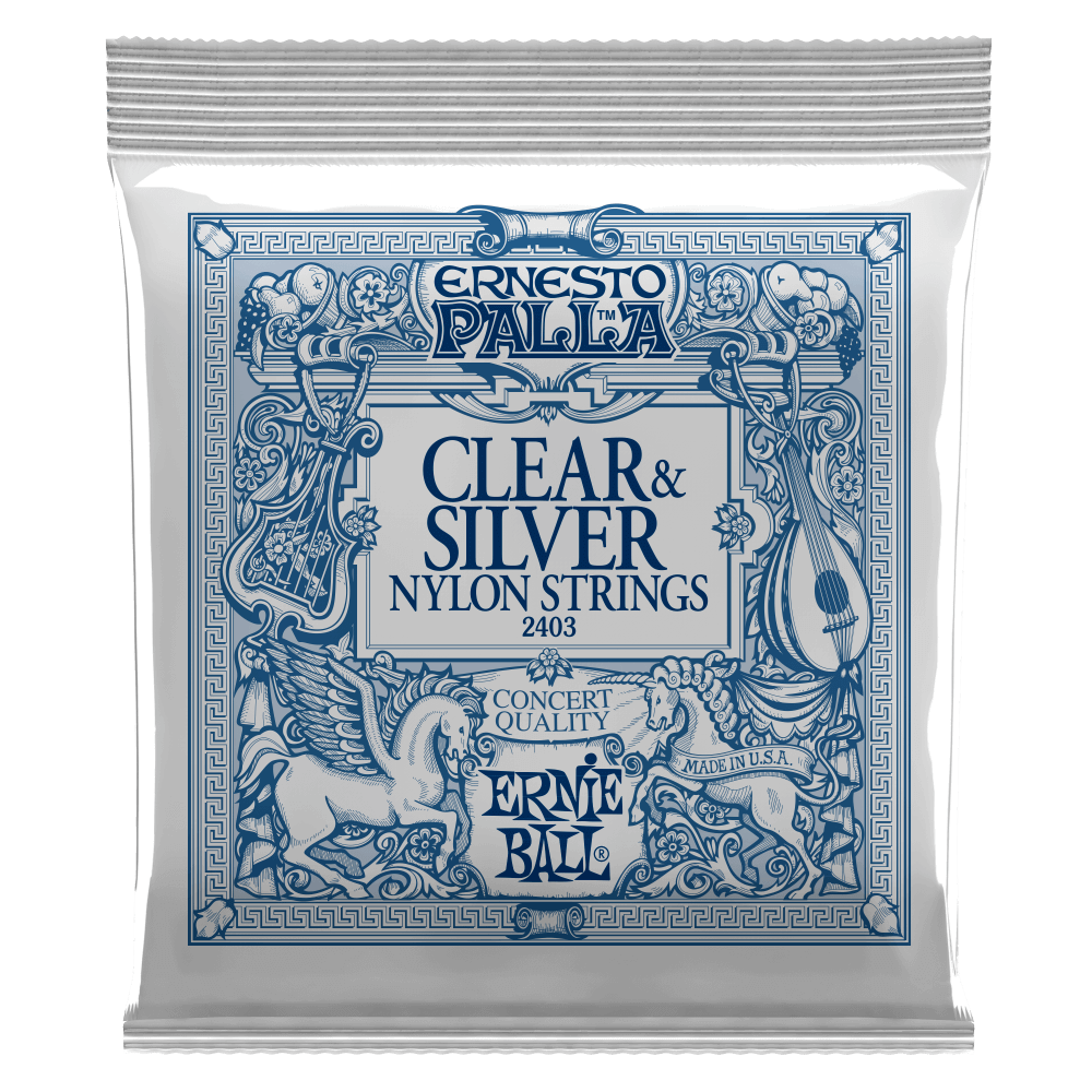 Ernie Ball 2403 Ernesto Palla Clear & Silver Nylon žice za klasičnu gitaru