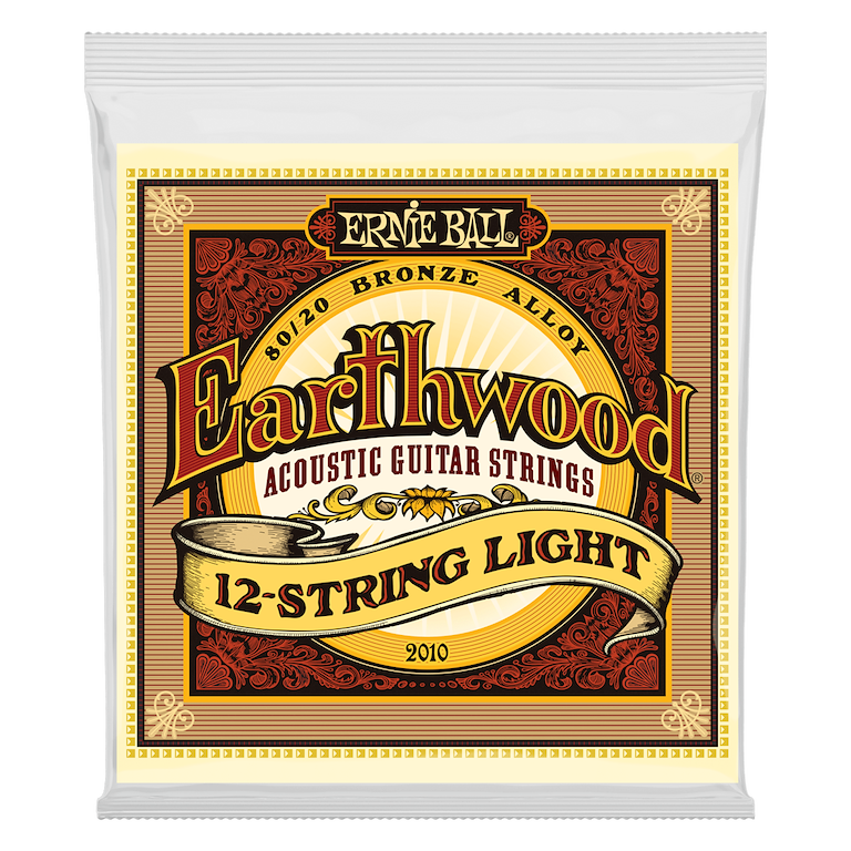 Ernie Ball Earthwood |9-46 80/20 Bronze Alloy 12-String Acoustic Strings #2010