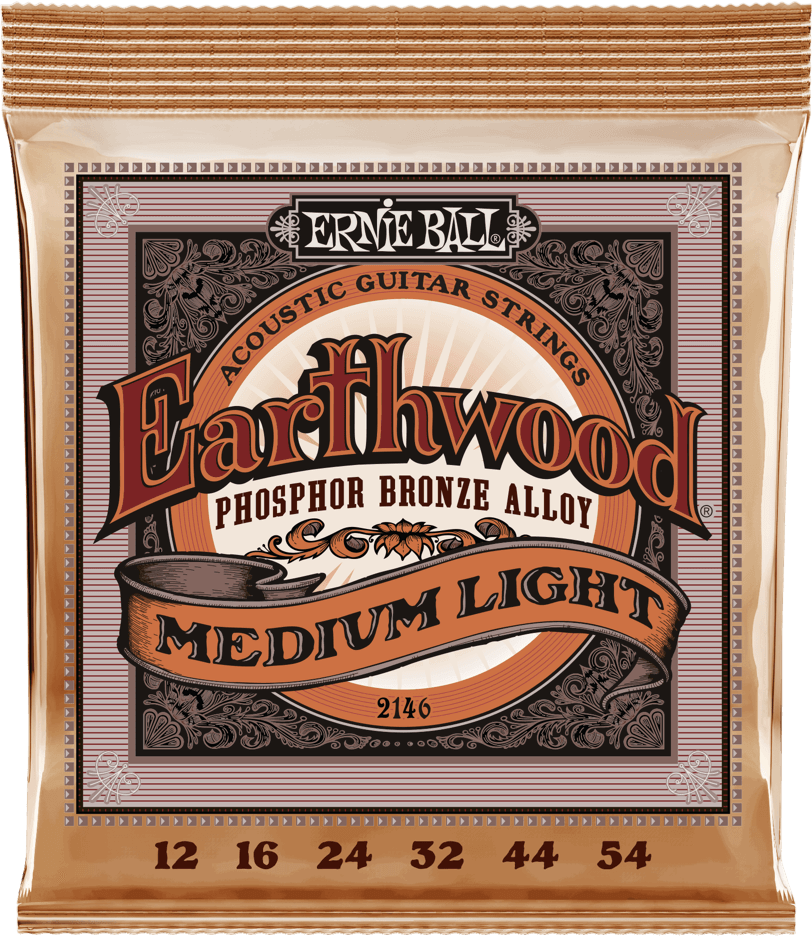 Ernie Ball 2146 Earthwood Medium Light Phosphor Bronze .012-.054 žice za akustičnu gitaru