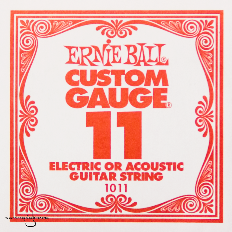 Ernie Ball 1011 Plain Steel Single String .011 pojedinačna žica za električnu/akustičnu gitaru