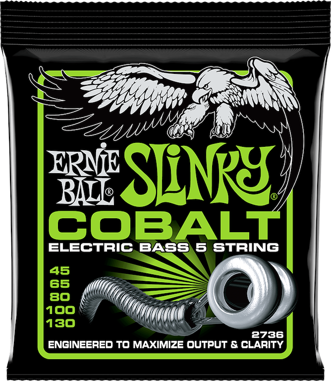 Ernie Ball 2736 Bass 5 Slinky Cobalt žice za 5-žičanu bas gitaru