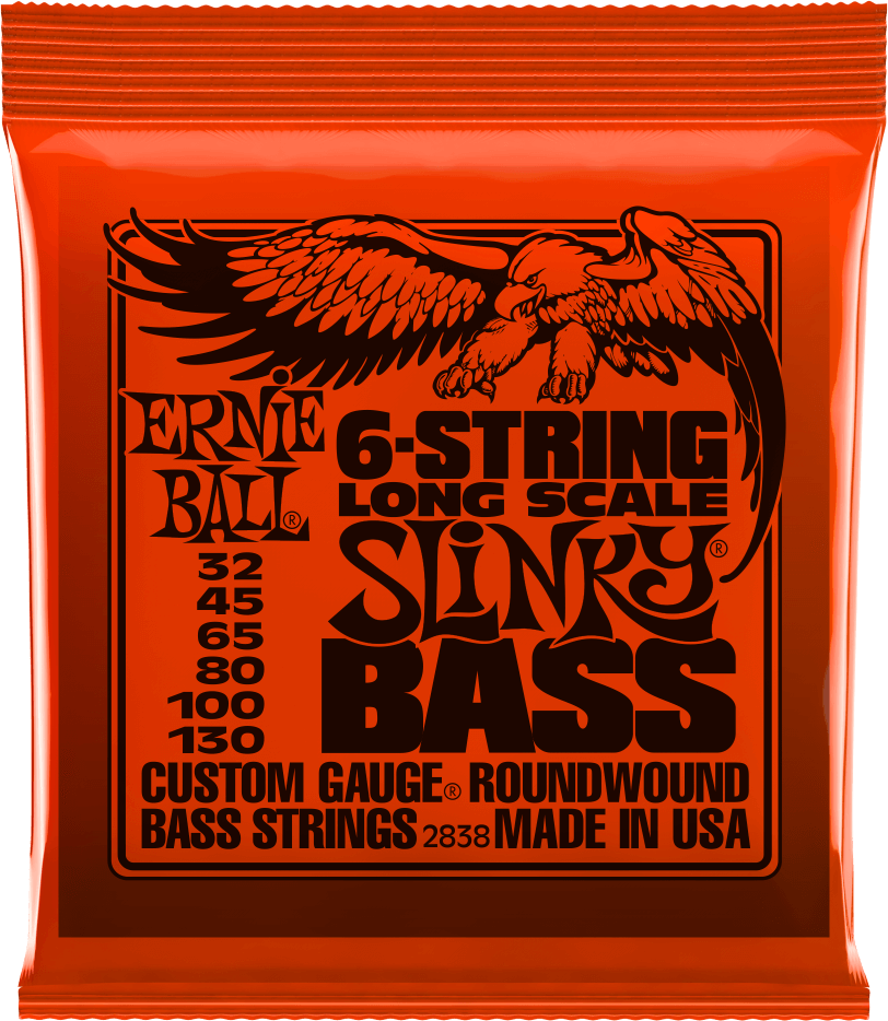 Ernie Ball 2838 Slinky Long Scale 6-string Nickel Wound žice za 6-žičanu bas gitaru