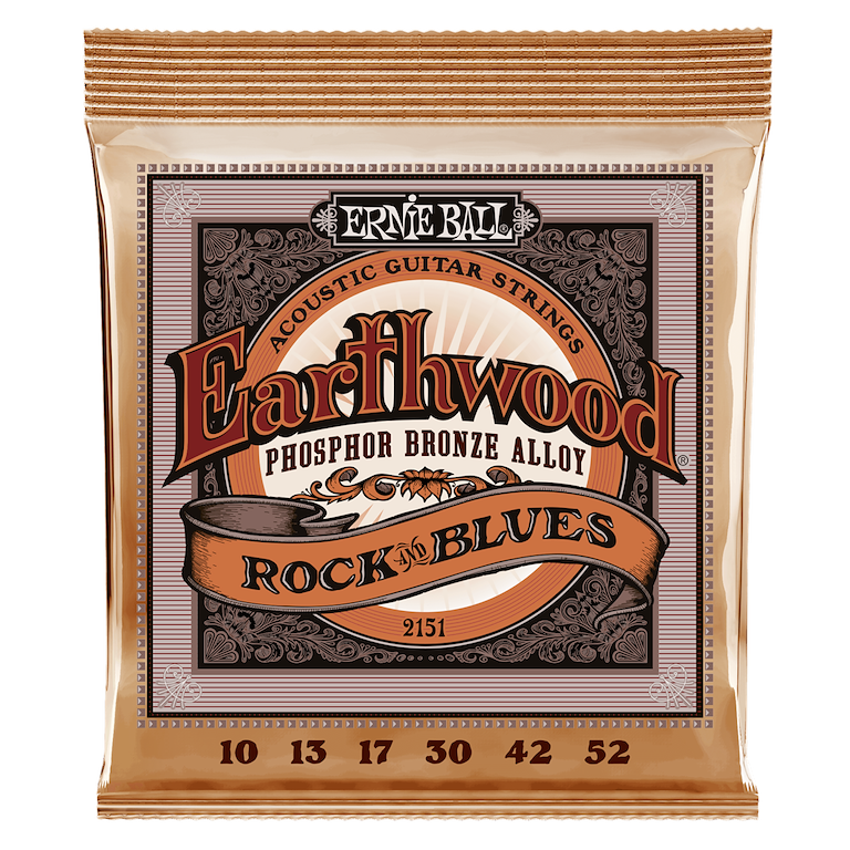 Ernie Ball Earthwood |10-52 Phosphor Bronze Acoustic Strings #2151