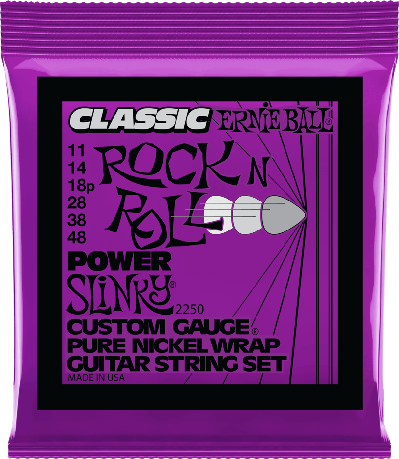 Ernie Ball 2250 Power Slinky Classic Rock N Roll Pure Nickel Warp žice za električnu gitaru