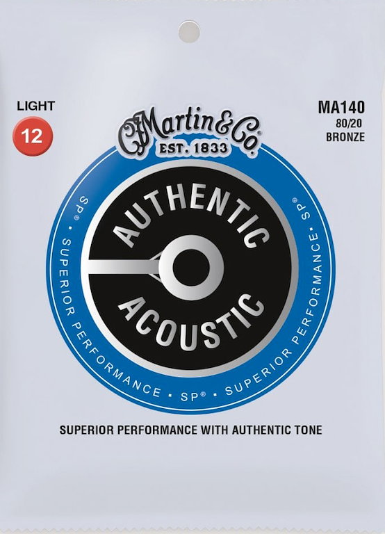Martin MA-140 Authentic Acoustic Set 12-54 žice za akustičnu gitaru