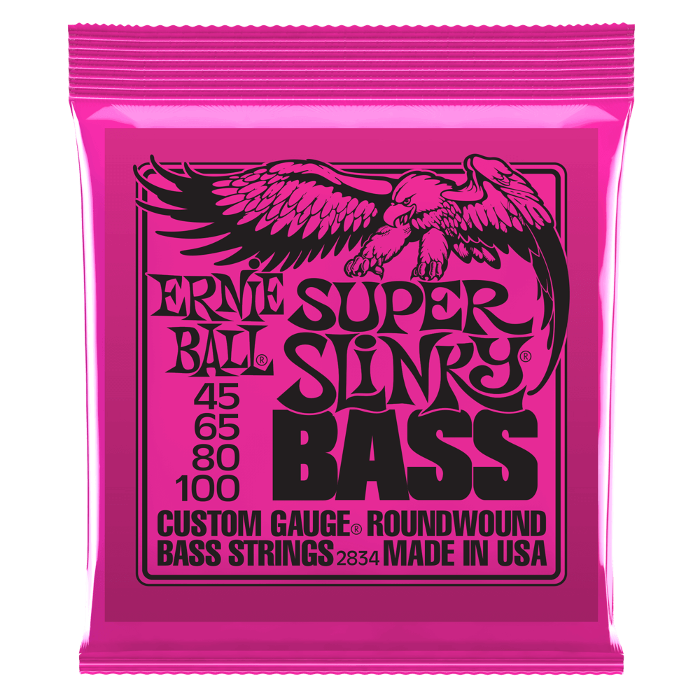 Ernie Ball 2834 Super Slinky .045-.100 žice za 4-žičanu bas gitaru