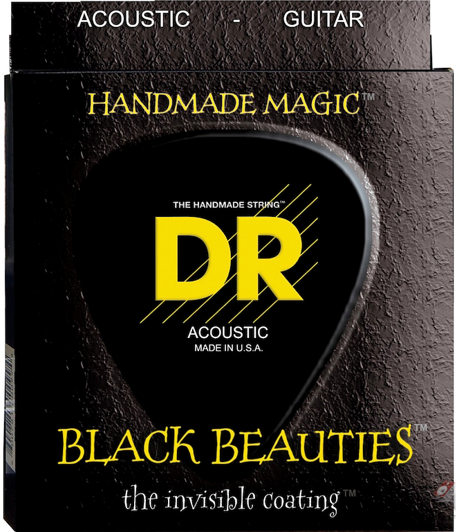 DR K3 Black Beauties Acoustic BKA-11 Žice Za Akustičnu Gitaru