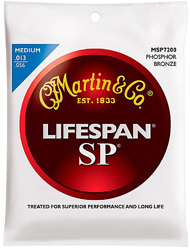 Martin MSP7200 SP Lifespan Phosphor Bronze Medium žice za akustičnu gitaru