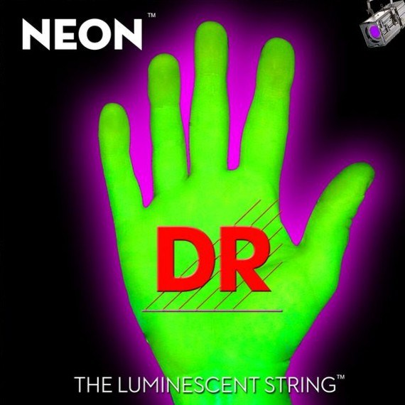 DR NEON HiDef Green SuperStrings NGE-10 Medium