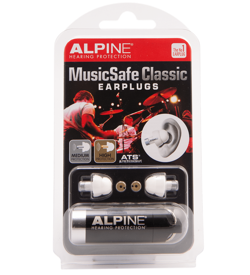 Alpine MusicSafe Classic earplugs - WHITE