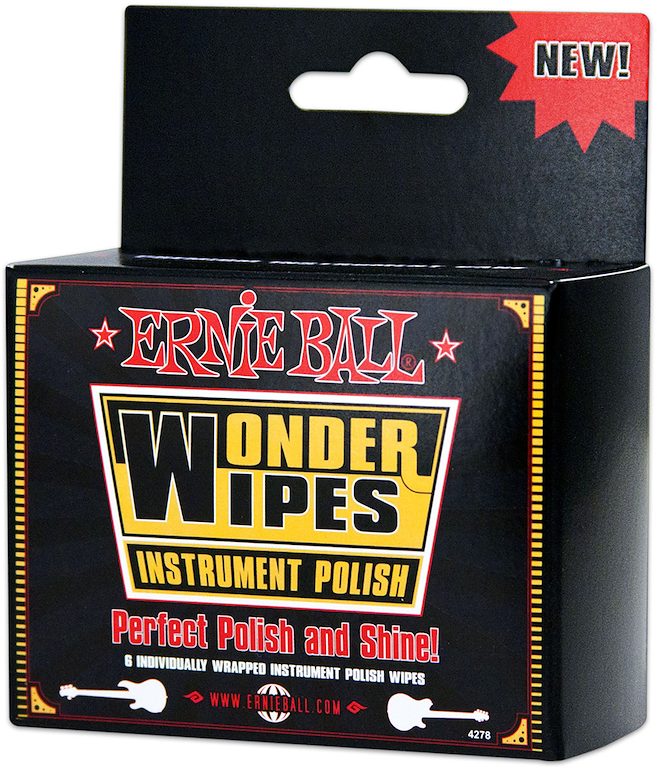 Ernie Ball 4278 Wonder Wipes Instrument Polish krpica (6 Pack)