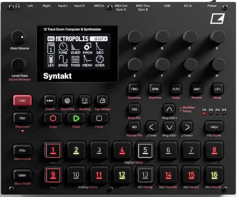 Elektron Syntakt ritam mašina i synthesizer