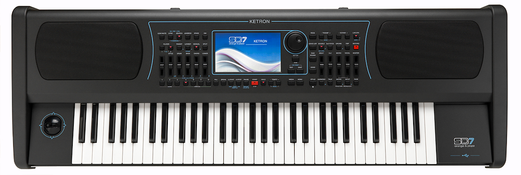 KETRON SD7 | 61-SEMI WEIGHTED KEY ARRANGER WORKSTATION