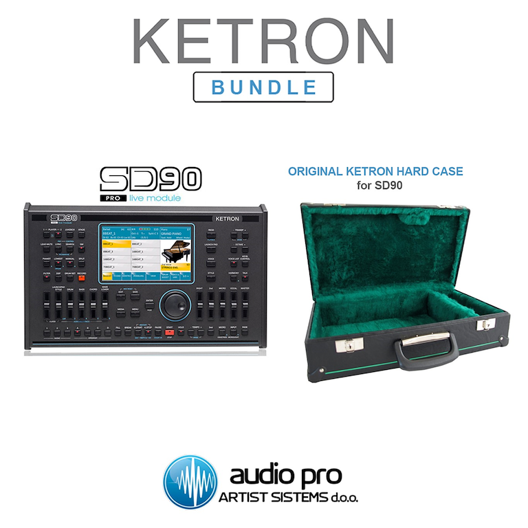 KETRON SD90 ARRANGER MODULE + CASE BUNDLE