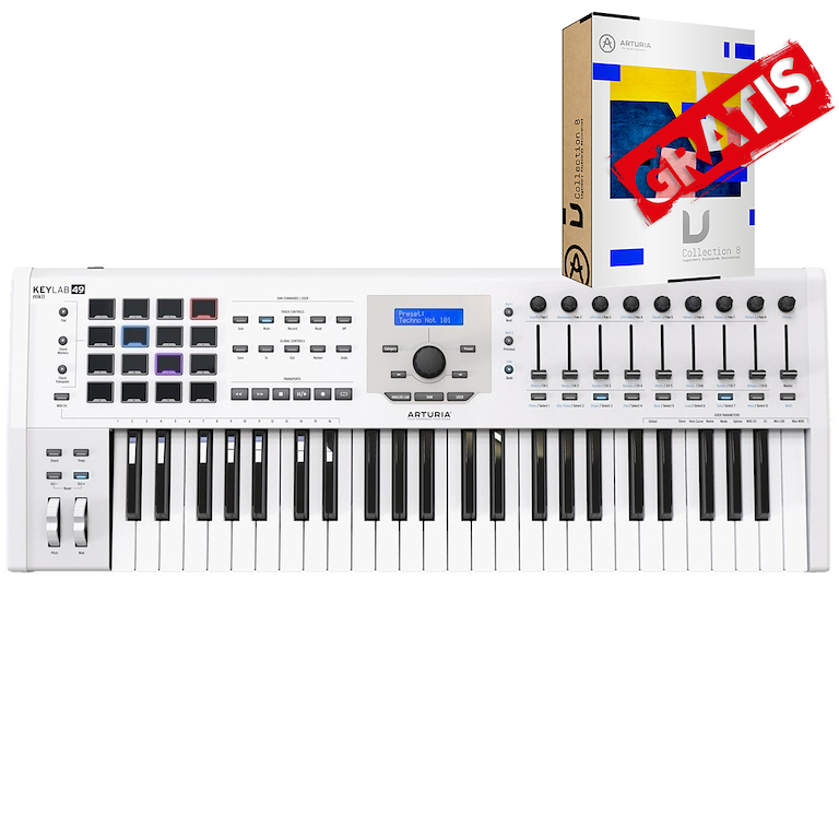 Arturia KeyLab 49 MKII White - Kontroler Klavijatura