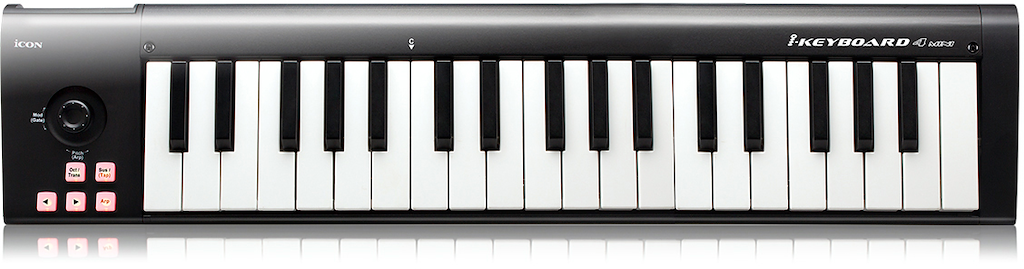 Icon I-keyboard 4 Mini | 37-key Velocity-sensitive Piano Style Keyboard