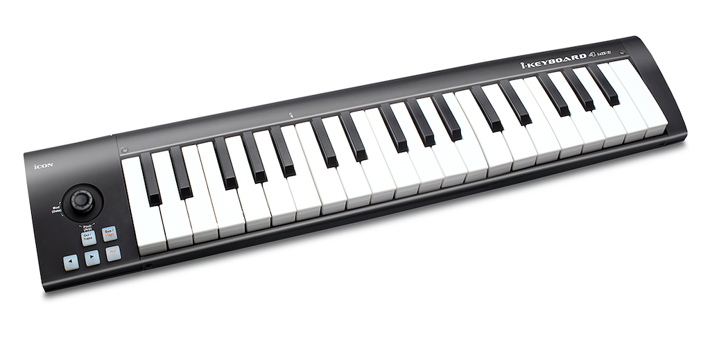 Icon iKeyboard 4 Mini | 37key Velocity-Sensitive Piano Style Keyboard