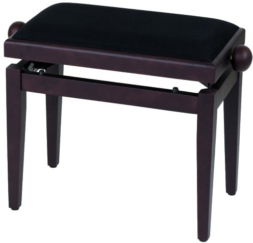 GEWA pure Piano bench FX Rosewood matt Black seat klupica za pijano