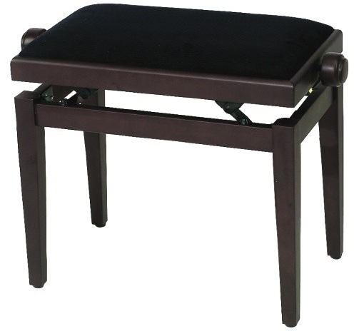 GEWA pure Piano bench FX Rosewood matt Black seat klupica za pijano