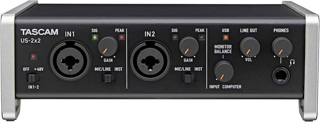 Tascam US-2x2 audio interfejs