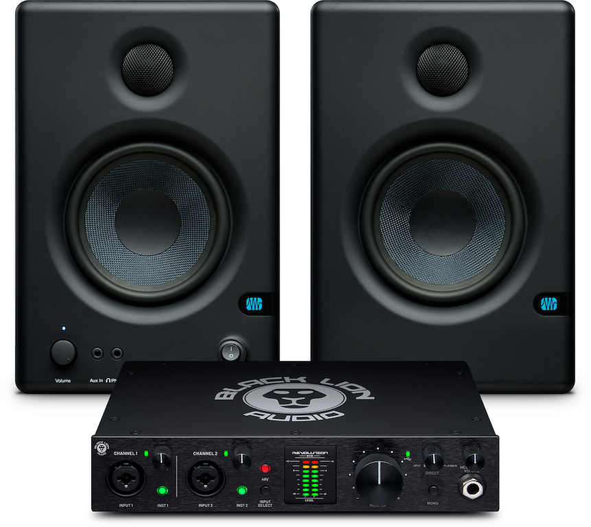 Black Lion Audio Revolution 2×2 + PreSonus Eris E4.5 bundle komplet