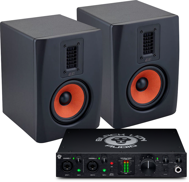 Black Lion Audio Revolution 2×2 + ESI 05+ bundle komplet