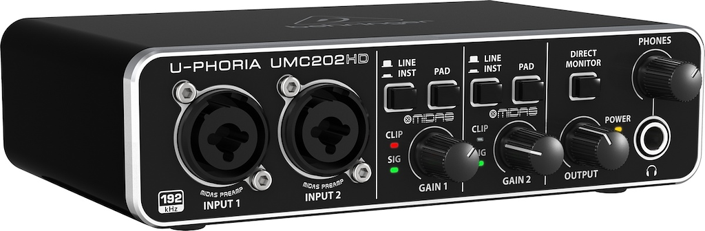 Behringer UMC202HD U-Phoria Audio Interface