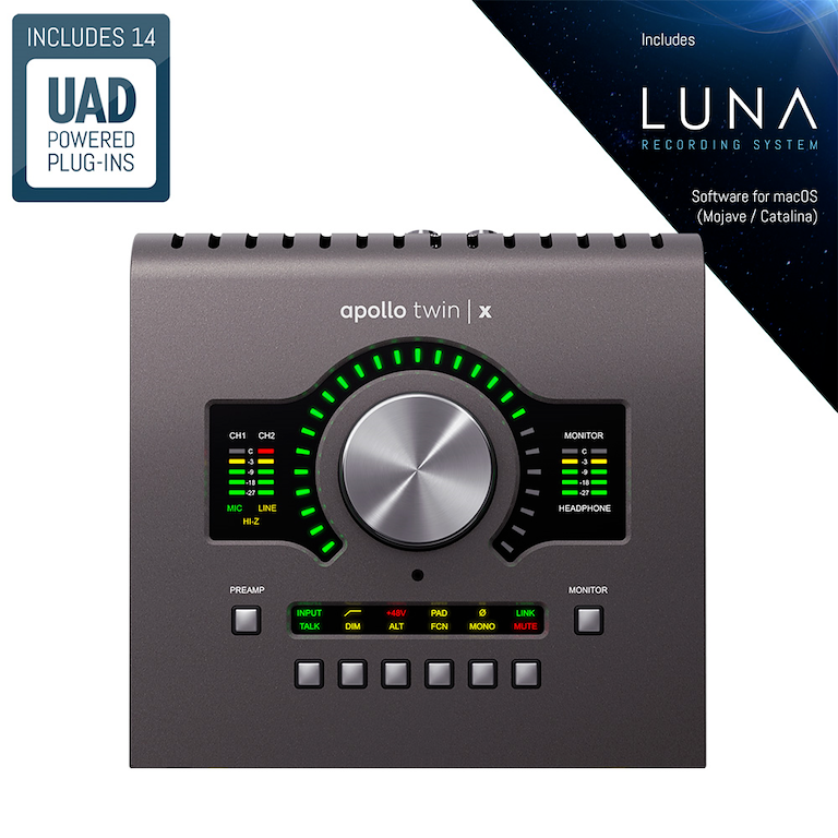 Universal Audio Apollo Twin X Duo | Desktop Audio Interface