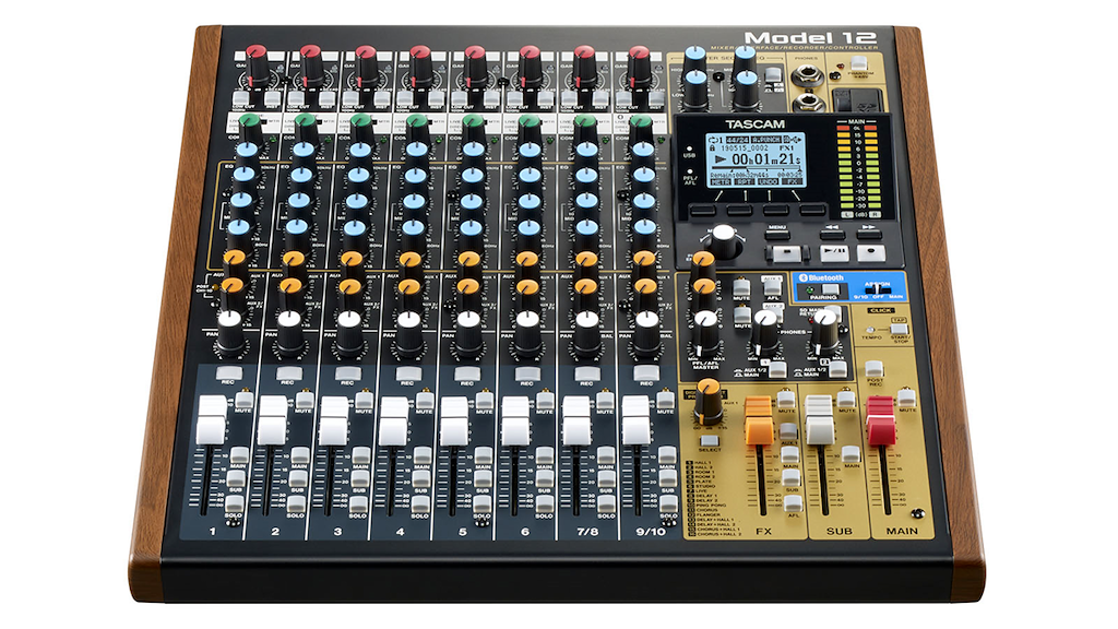 Tascam Model 12 | All-In-One Mixing Studio Mixer