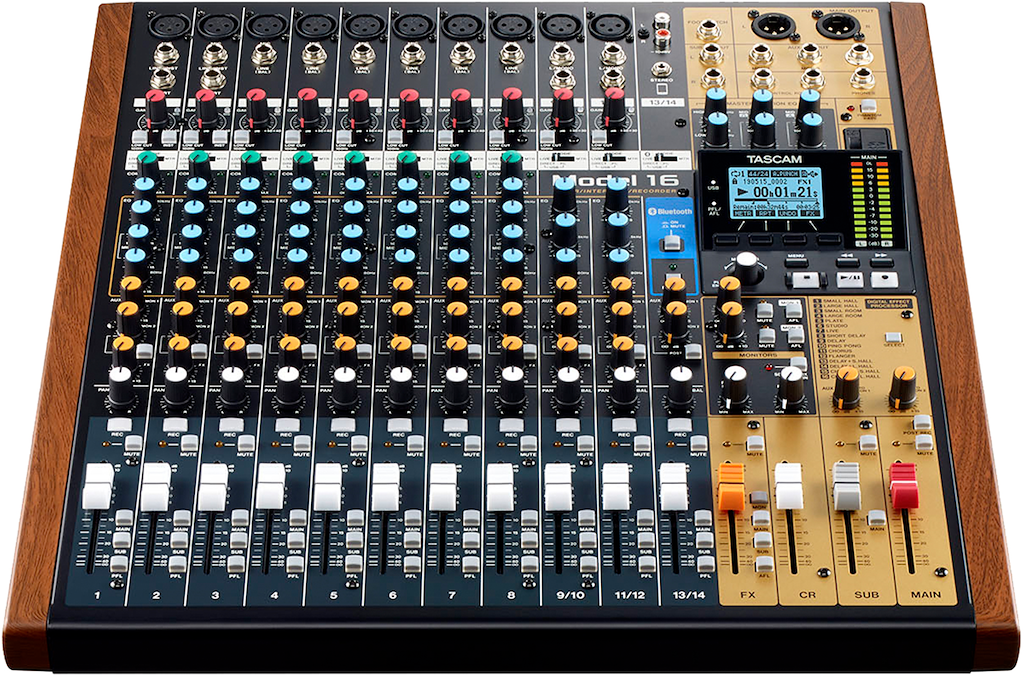 Tascam Model 16 | All-In-One Mixing Studio Mixer