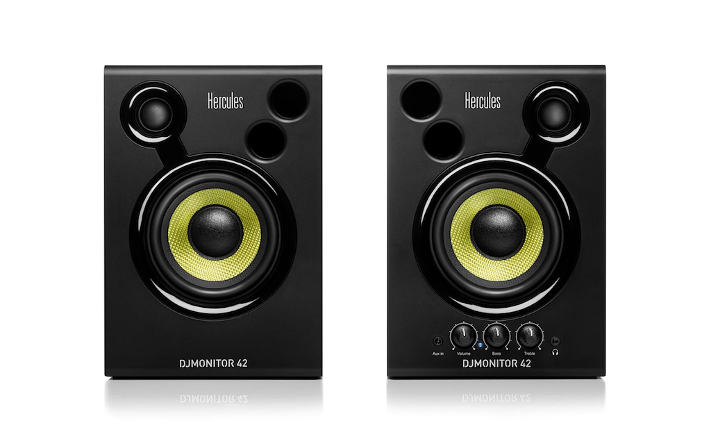 HERCULES DJ MONITOR 42 | 4" ACTIVE MULTIMEDIA SPEAKERS PAIR